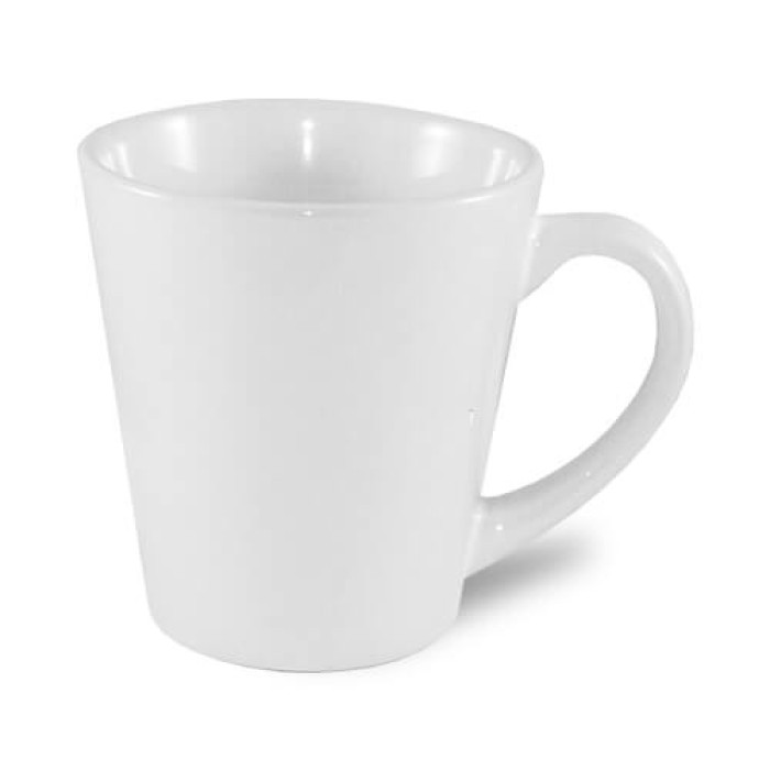 Ceasca Latte A+ mică albă Sublimare transfer termic